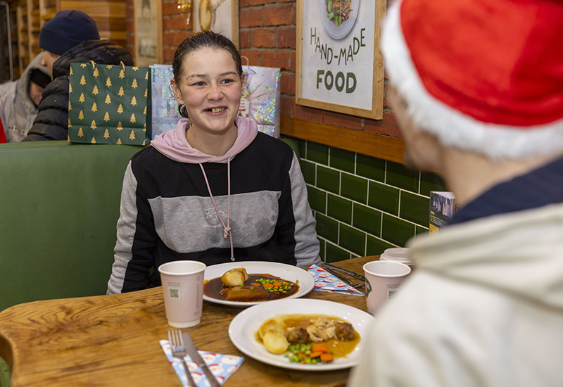 The Green Man | Charity work with Social Bite
